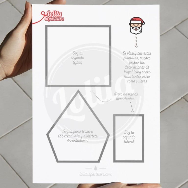 Casita de jengibre imprimible – Navidad creativa