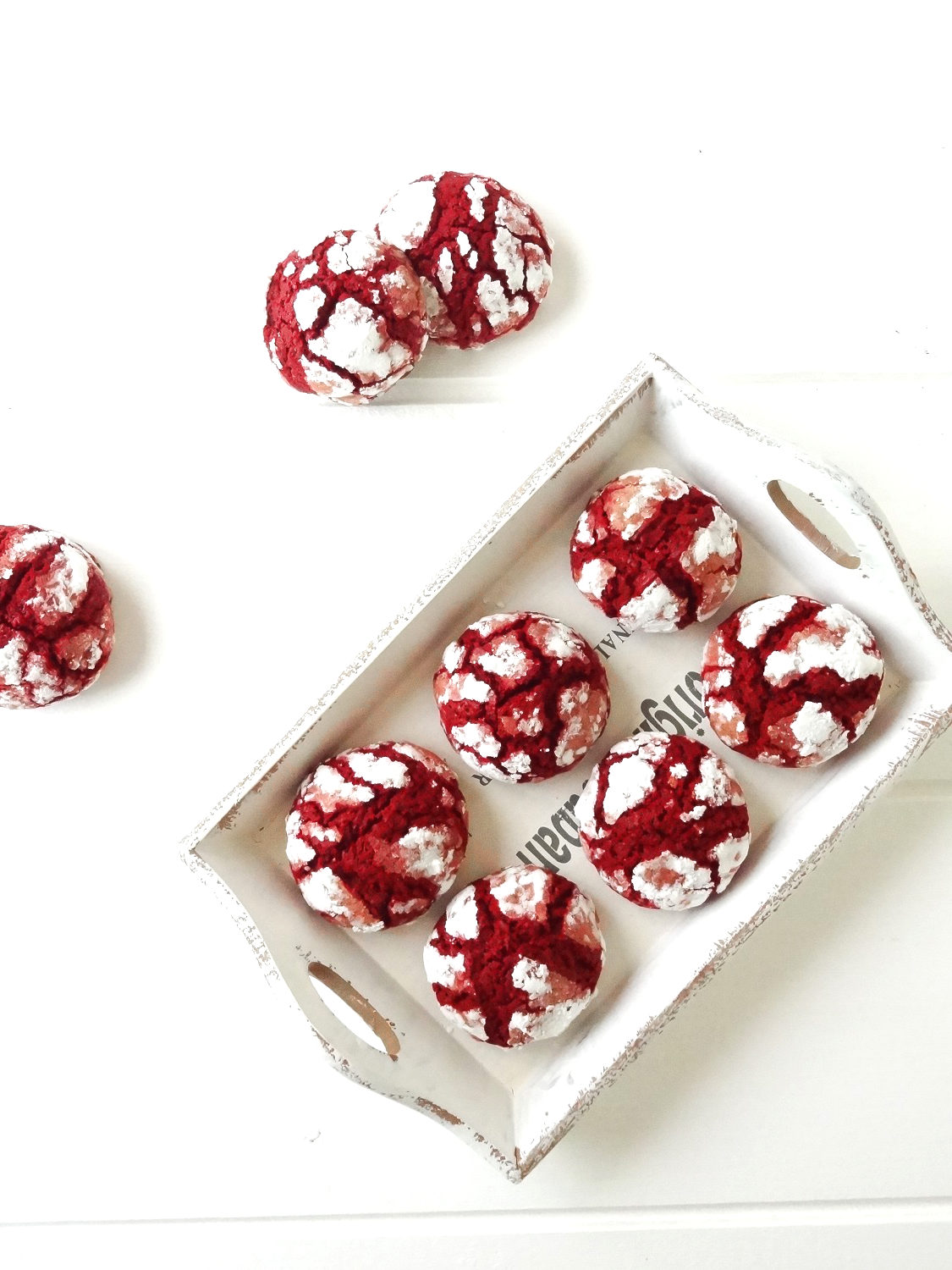 🥇 Cómo hacer GALLETAS RED VELVET fáciles CRAQUELADAS